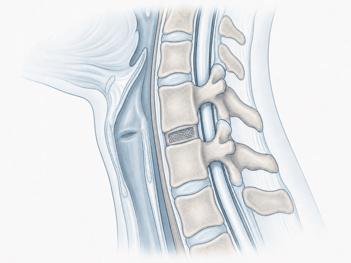 Anterior cervical discectomy and fusion (ACDF) in Alicante